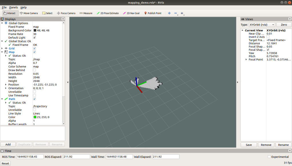 ラズパイ4B + ROS1 (Melodic) で Hector_SLAM を動かしてみる – FRONT